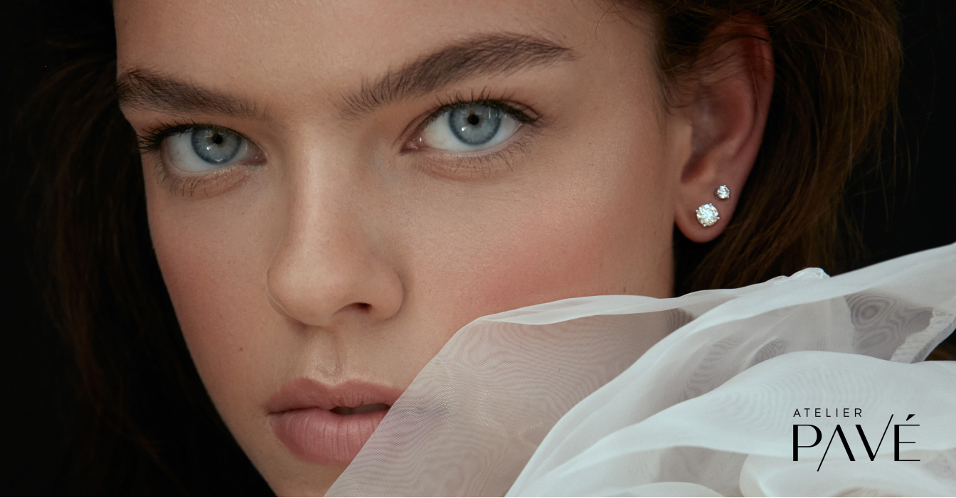 Lab grown earrings store